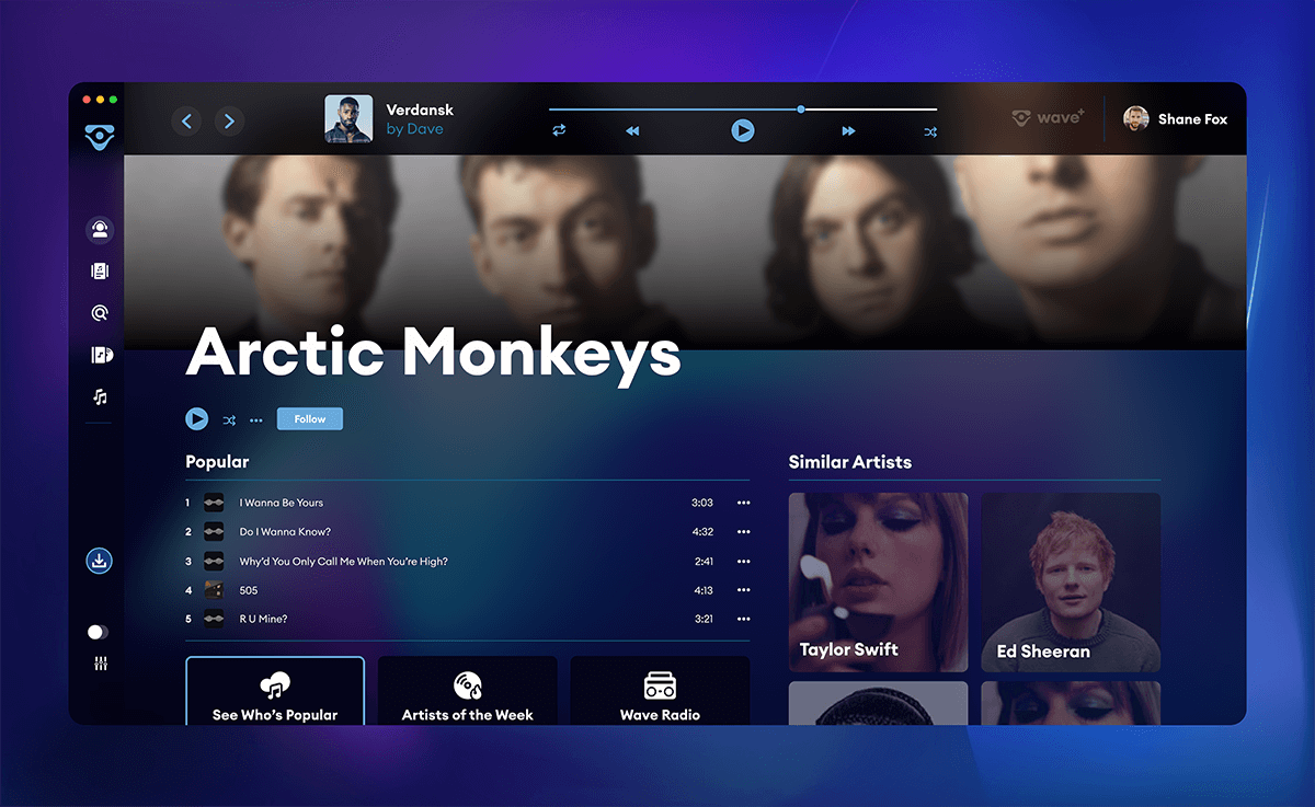 Wave | Brand & Web Design Services | Shane Fox Design